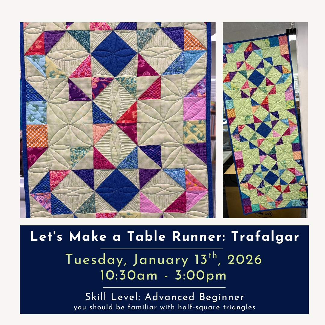 Let's Make a Table Runner January 2026 – Decorative Stitch MI