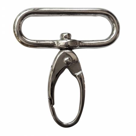 Swivel Snap Hook 1.5" Nickel – Decorative Stitch MI